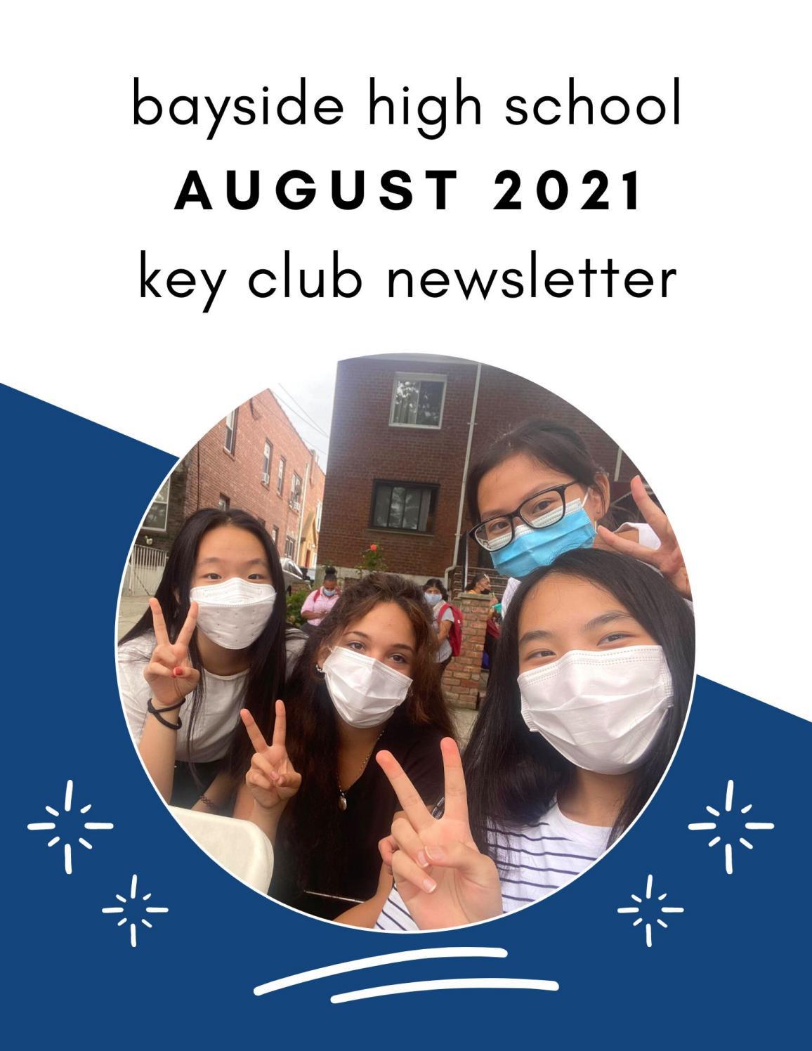 August 2021 Newsletter | Bayside HS Key Club by Bayside High School Key ...