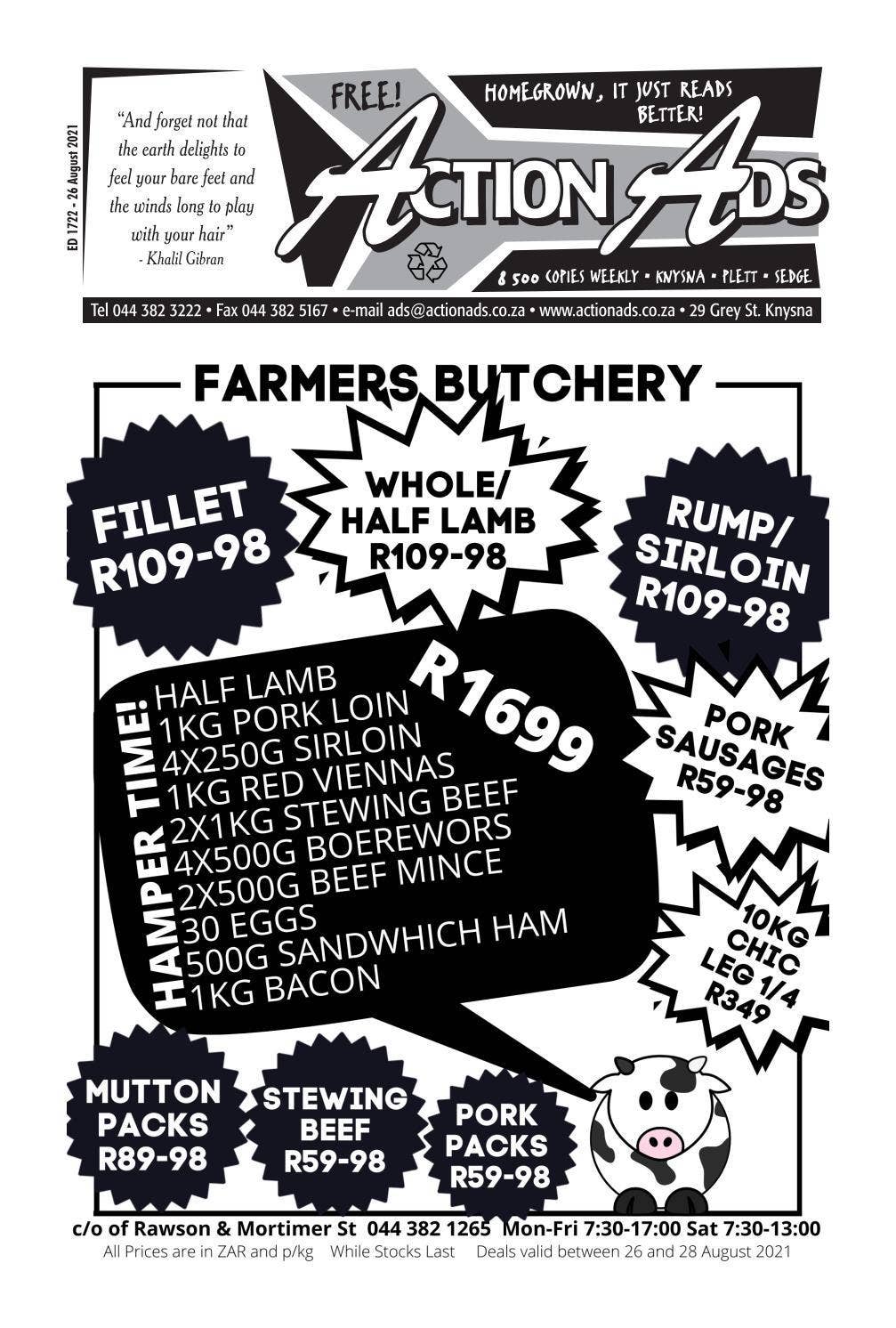 Edition 1722 - 26 August 2021 by Action Ads - Issuu