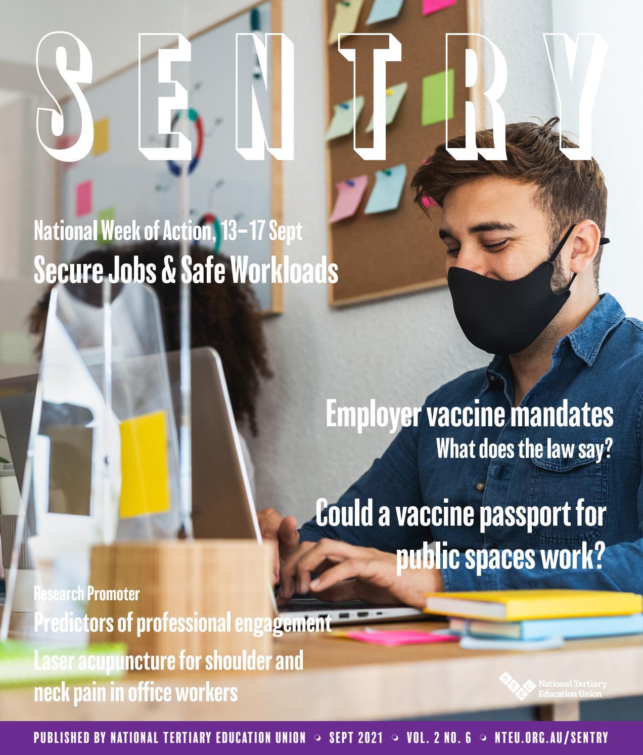 Sentry, September 2021 by NTEU - Issuu