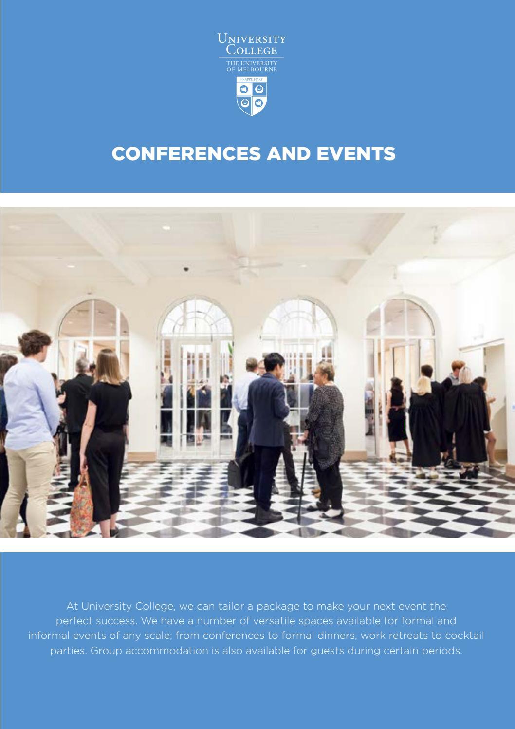 Conferences and Events at University College by University College ...