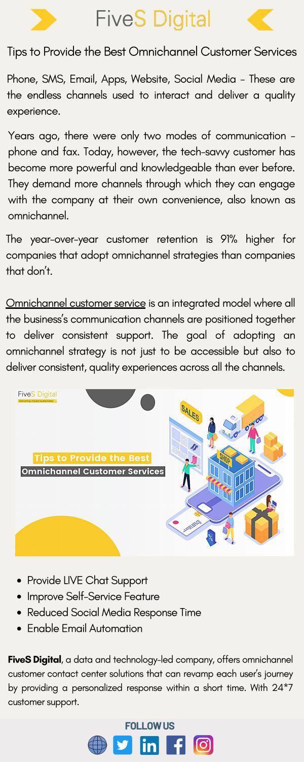 Tips to Provide the Best Omnichannel Customer Services by fivesplashdigital - Issuu