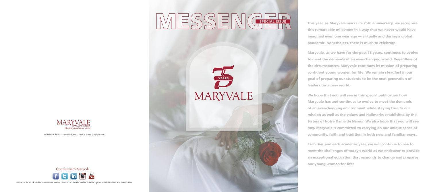 2021 Messenger by Maryvale Preparatory School - Issuu