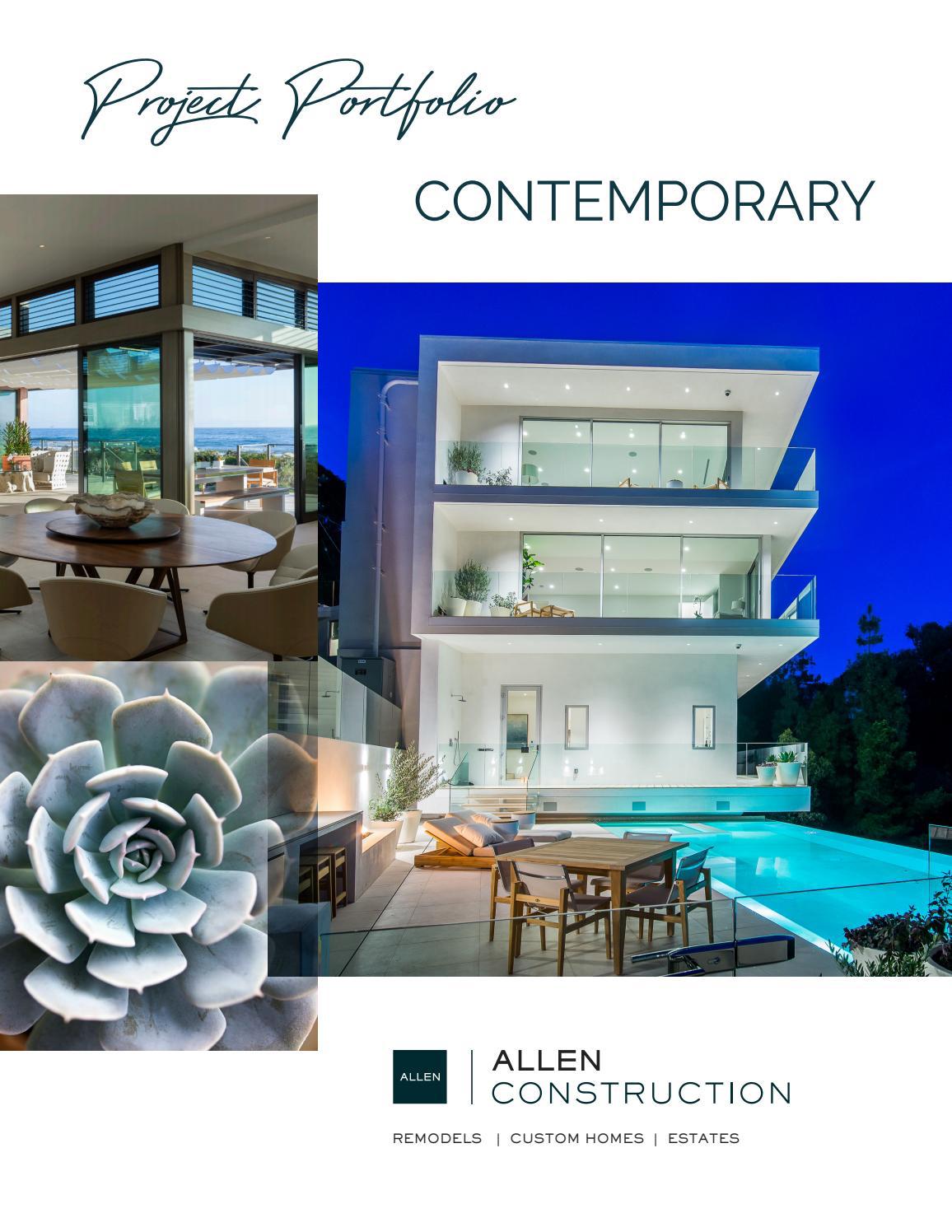Allen Construction Project Portfolio | CONTEMPORARY by Allen ...
