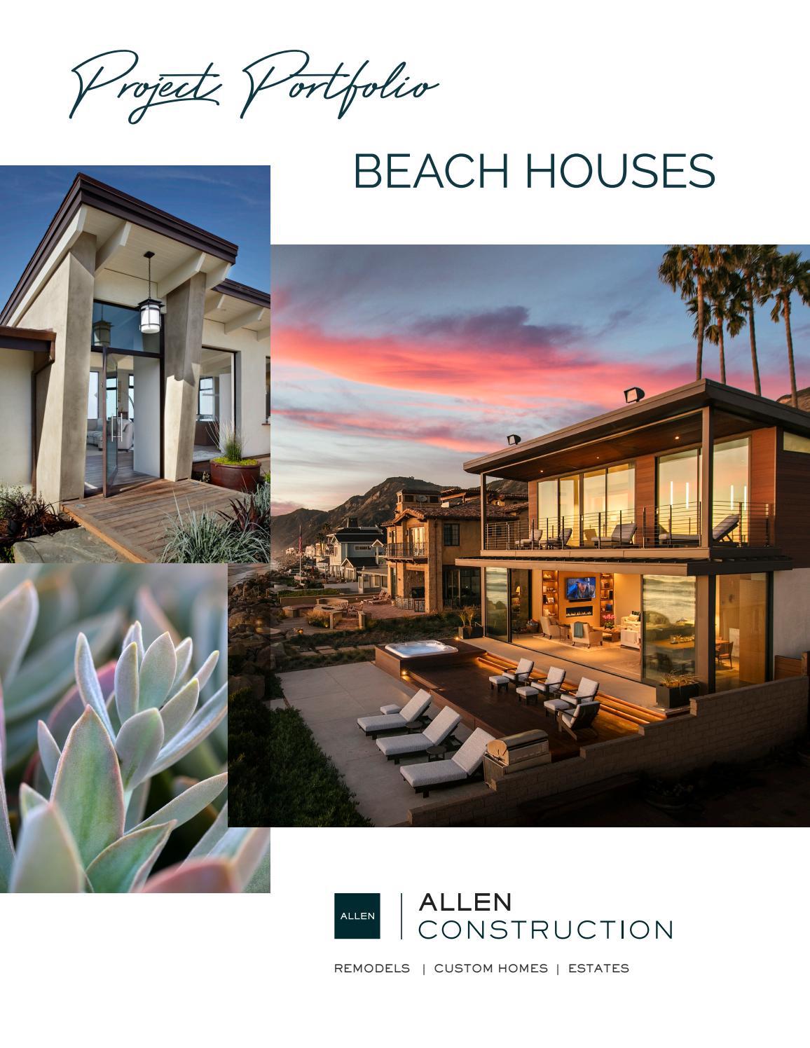 Allen Construction Project Portfolio | BEACH HOUSES by Allen ...