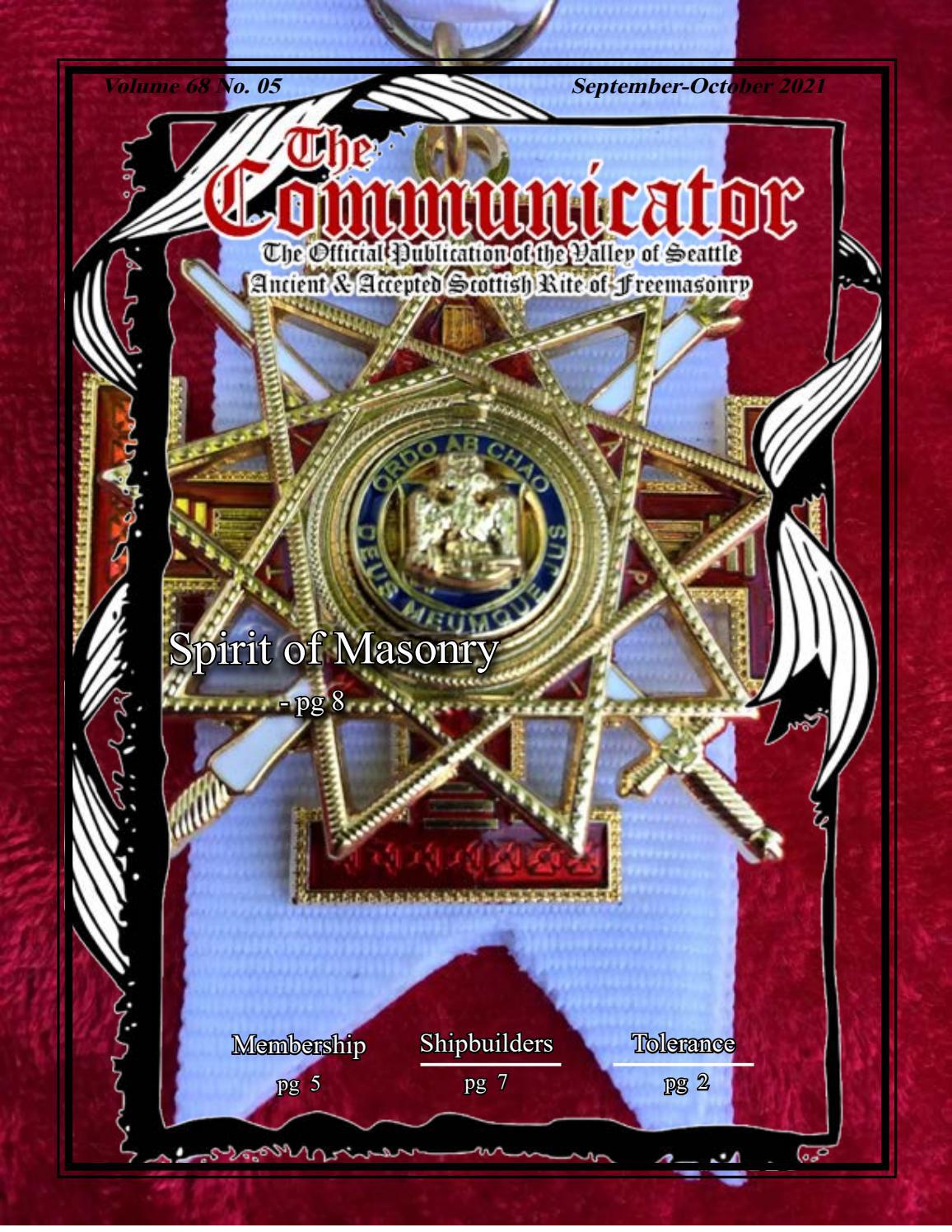 The Communicator September-October 2021 by Seattle Scottish Rite - Issuu