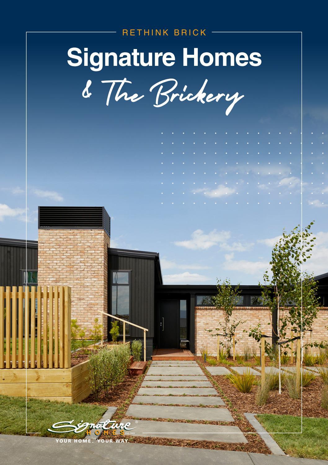 Rethink Brick - Signature Homes & The Brickery by Signature Homes Ltd ...