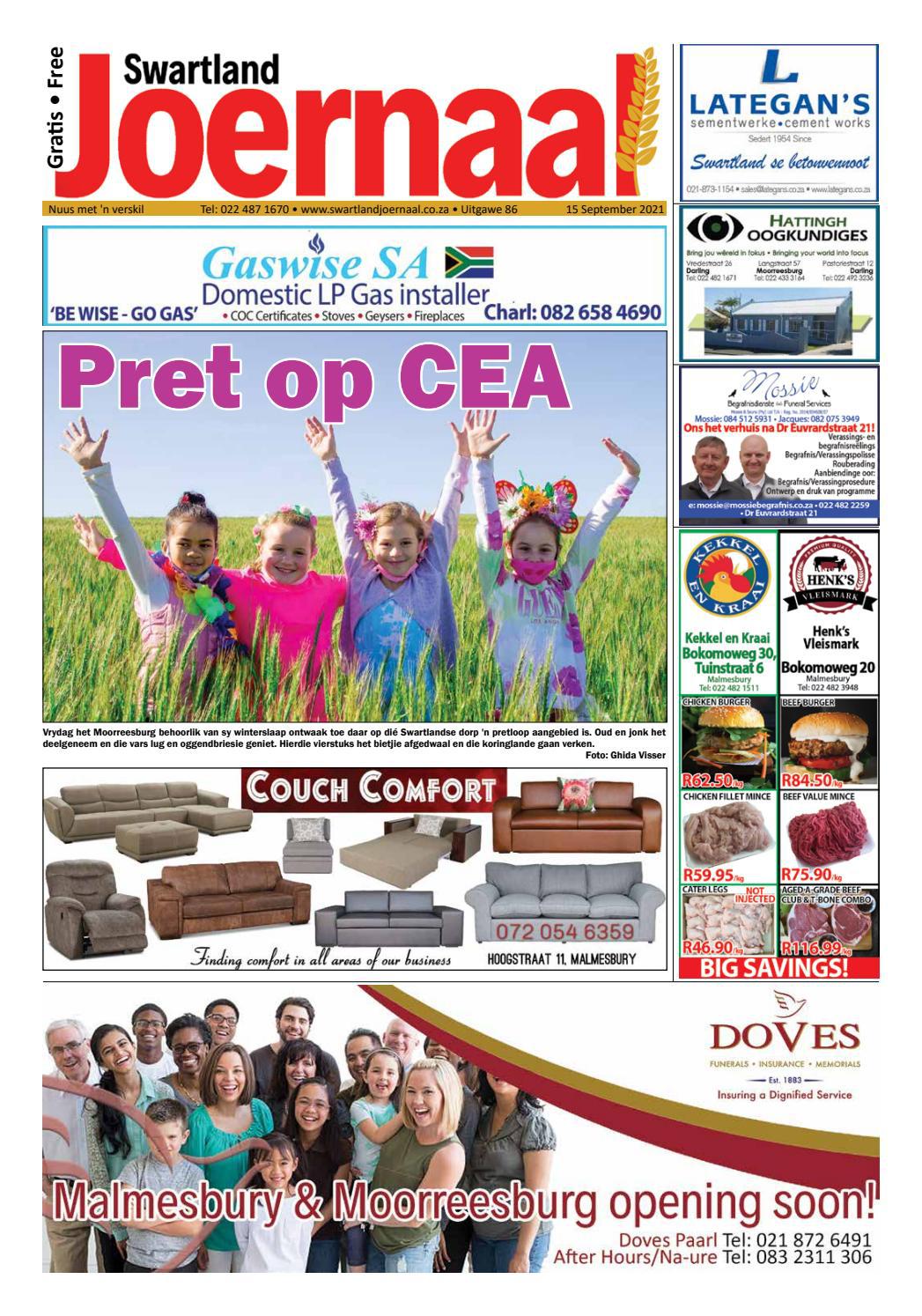 Swartland Joernaal 15 September 2021 Uitgawe 86 by Swartland Joernaal ...