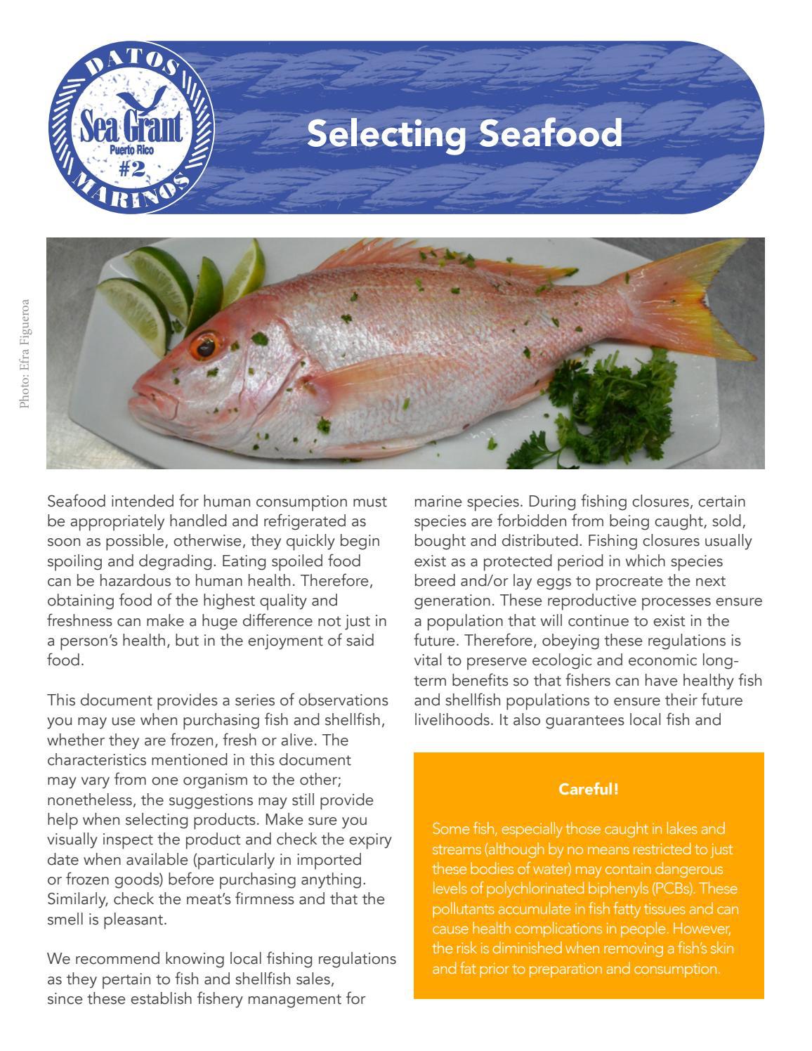 #2: Selecting Seafood by Puerto Rico Sea Grant - Issuu