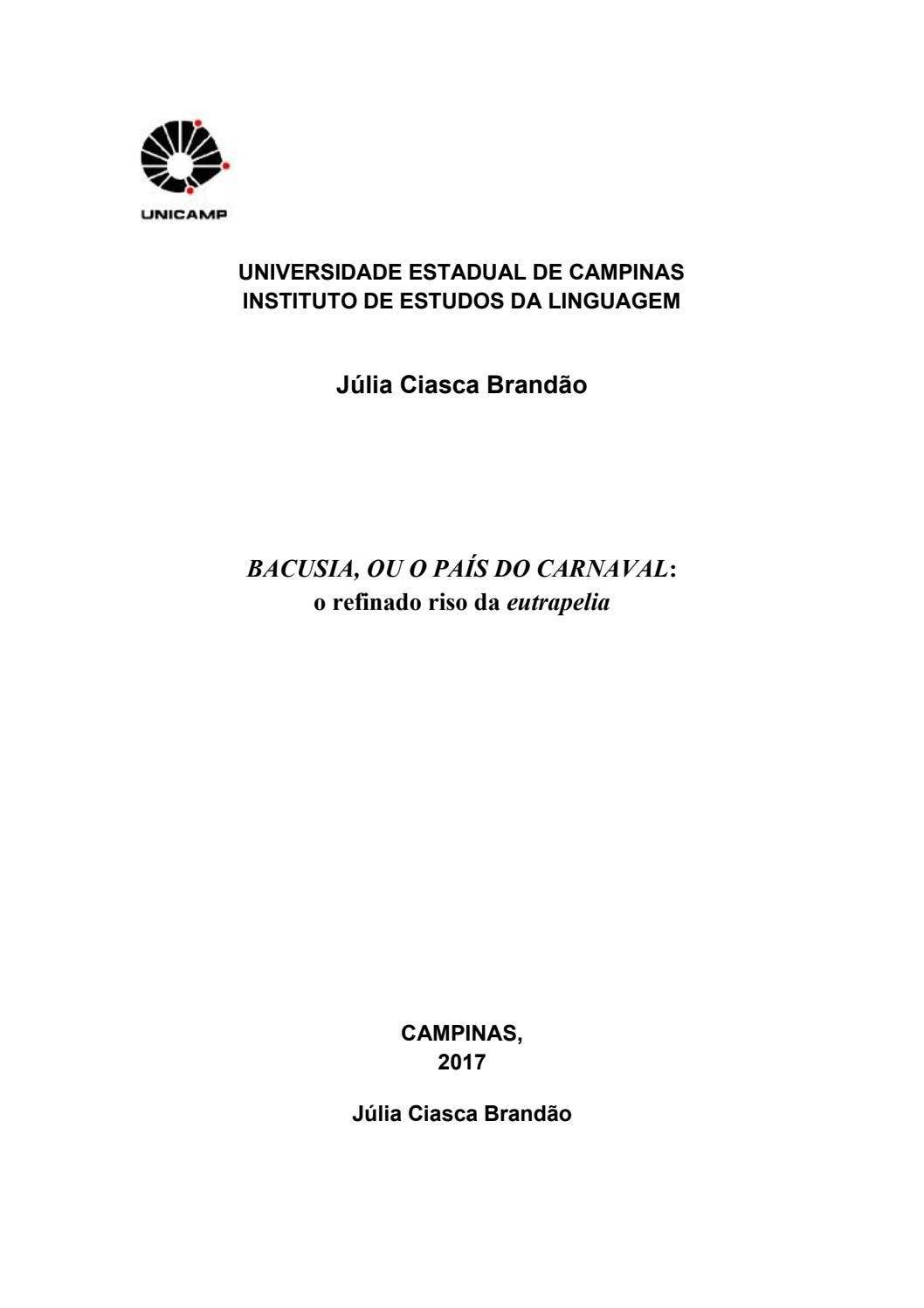 O país do carnaval: o refinado riso da eutrapelia (Parte 1) by Portal ...
