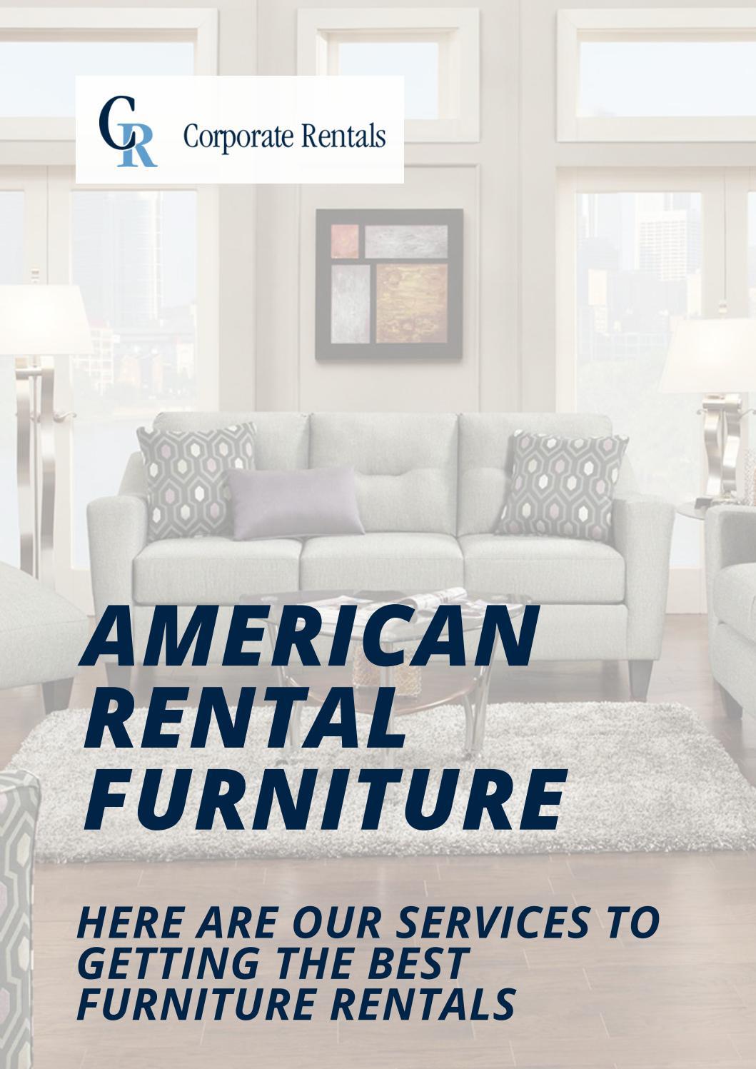 American Rental Furniture - by Corporate Rentals by Corporate Rentals ...