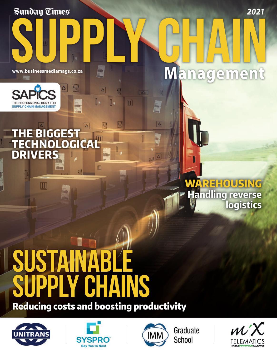 ST Supply Chain Management 2021 by SundayTimesZA - Issuu