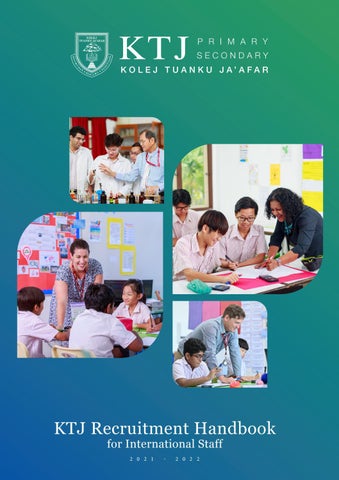 KTJ Recruitment Handbook for International Staff by Kolej Tuanku Ja'afar - Issuu