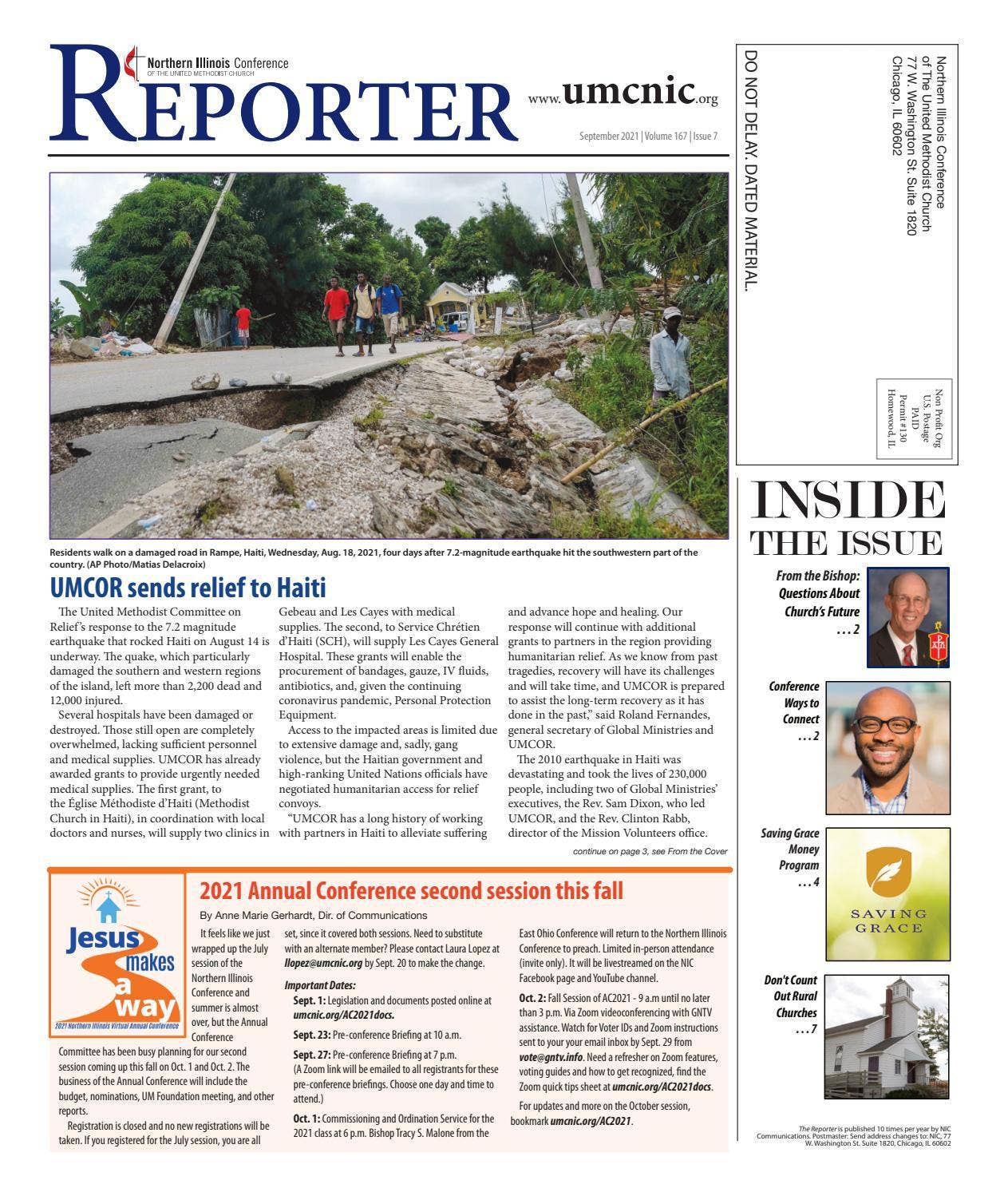 September Reporter 2021 by Northern Illinois Conference - Issuu