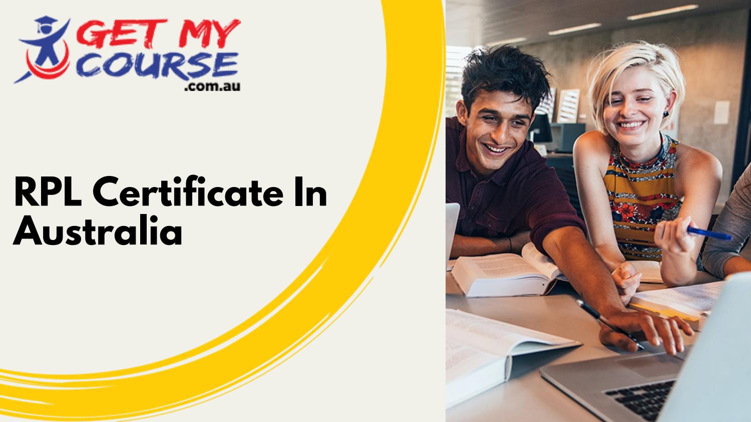 RPL Certificate In Australia by Get My Course - Issuu