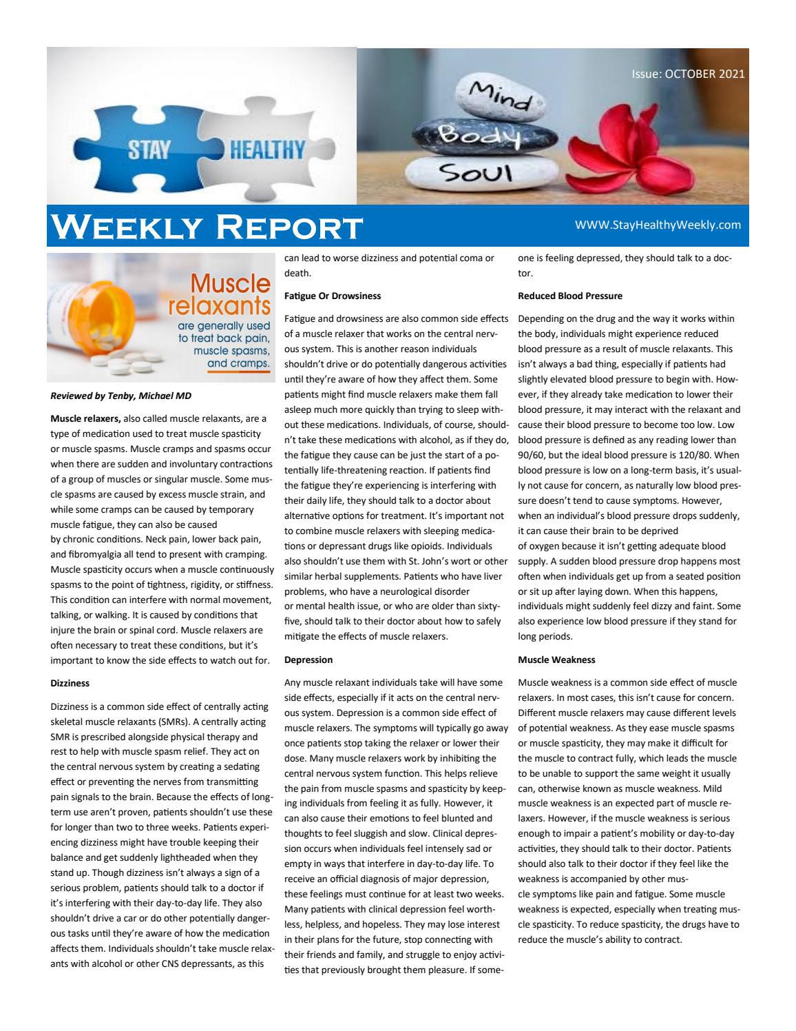 Stay Healthy Weekly November 2021 by Stay Healthy Weekly - Issuu