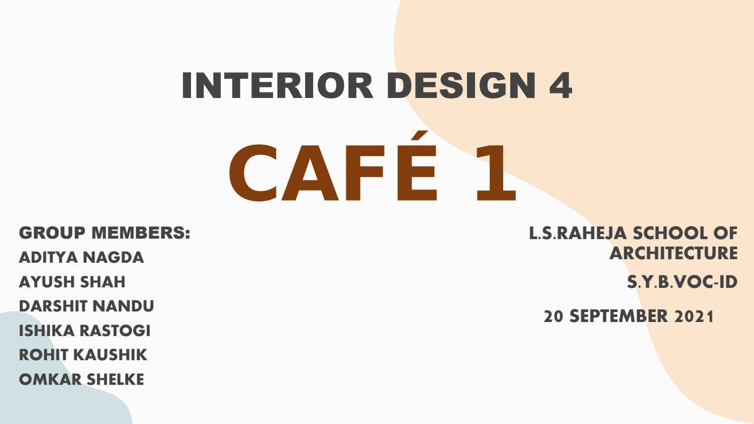 CAFE CASE STUDY by Aditya Nagda - Issuu