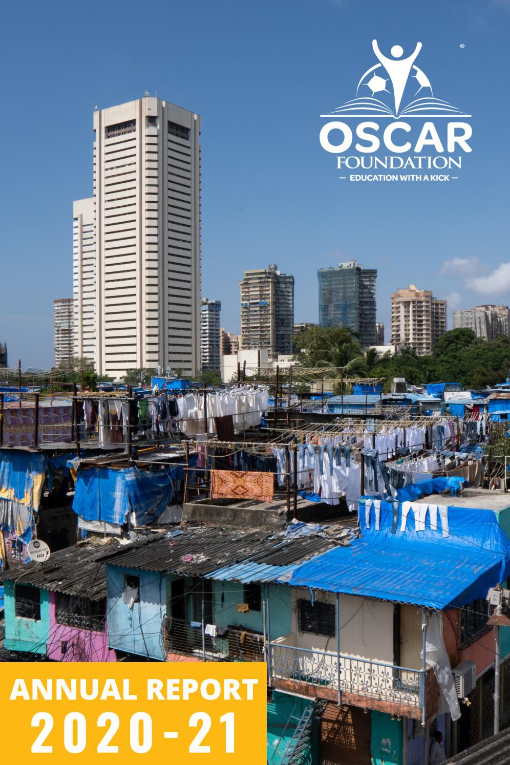 Annual Report 2020-21 by OSCAR Foundation - Issuu