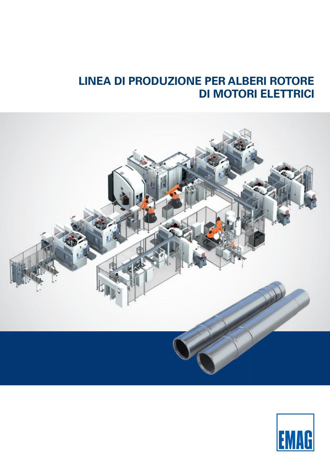Rotor shaft manufacturing line for electric motors (it) by EMAG Group ...