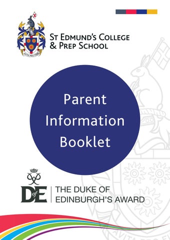 Duke of Edinburgh Award Parent Information Booklet by St Edmund's ...