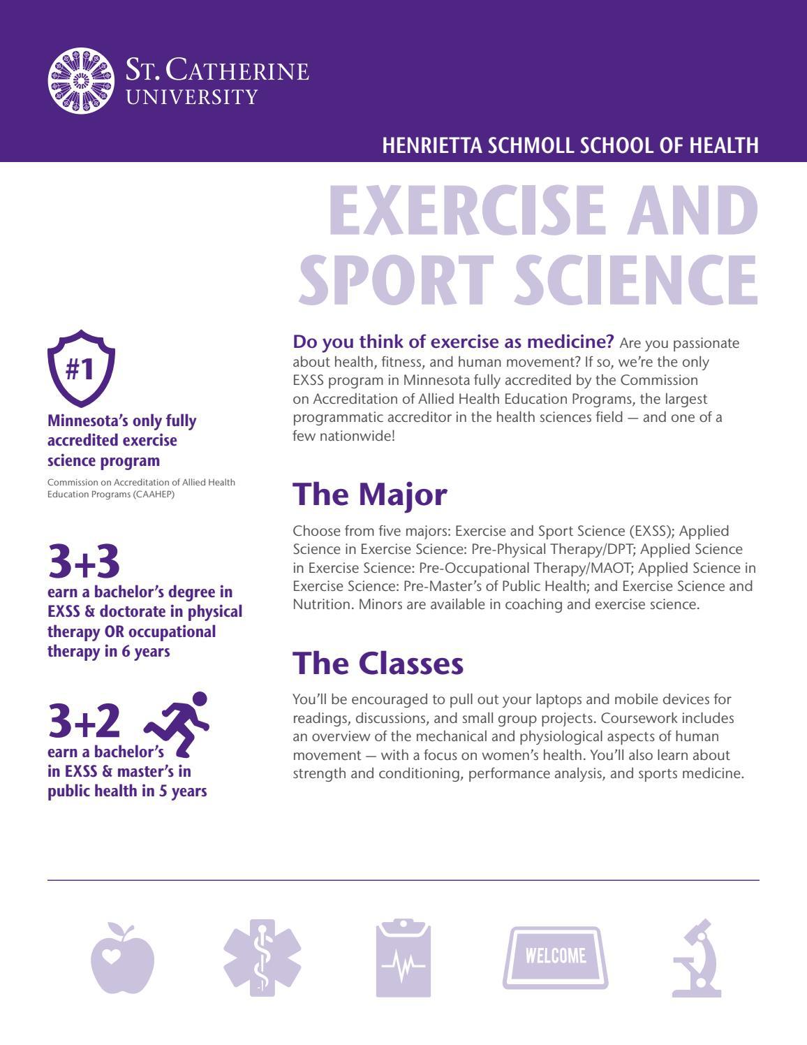 College for Women: Exercise and Sport Science by St. Catherine ...