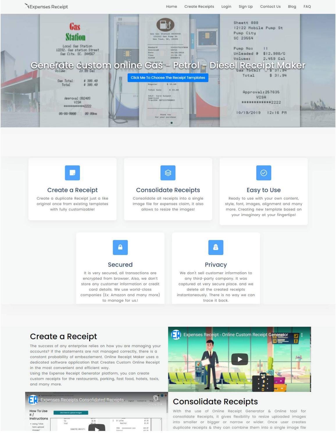 Create Receipt Online By Expensesreceiptcom Issuu