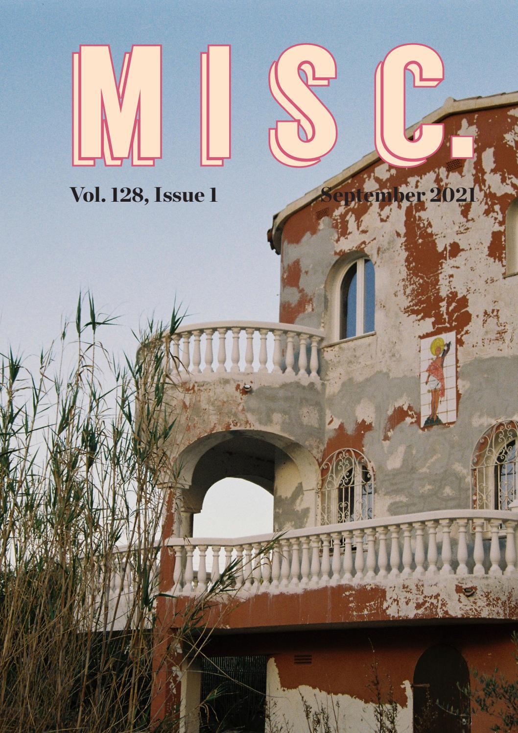 Mis. Magazine Volume 128, Issue 1 by MISC. Magazine, Trinity College ...