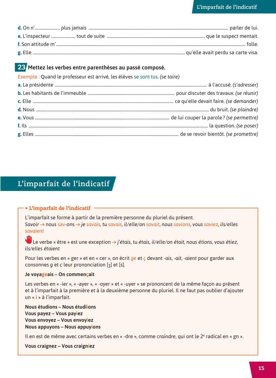 Pratique Conjugaison - Niveaux B1/B2 by CLE International - Issuu