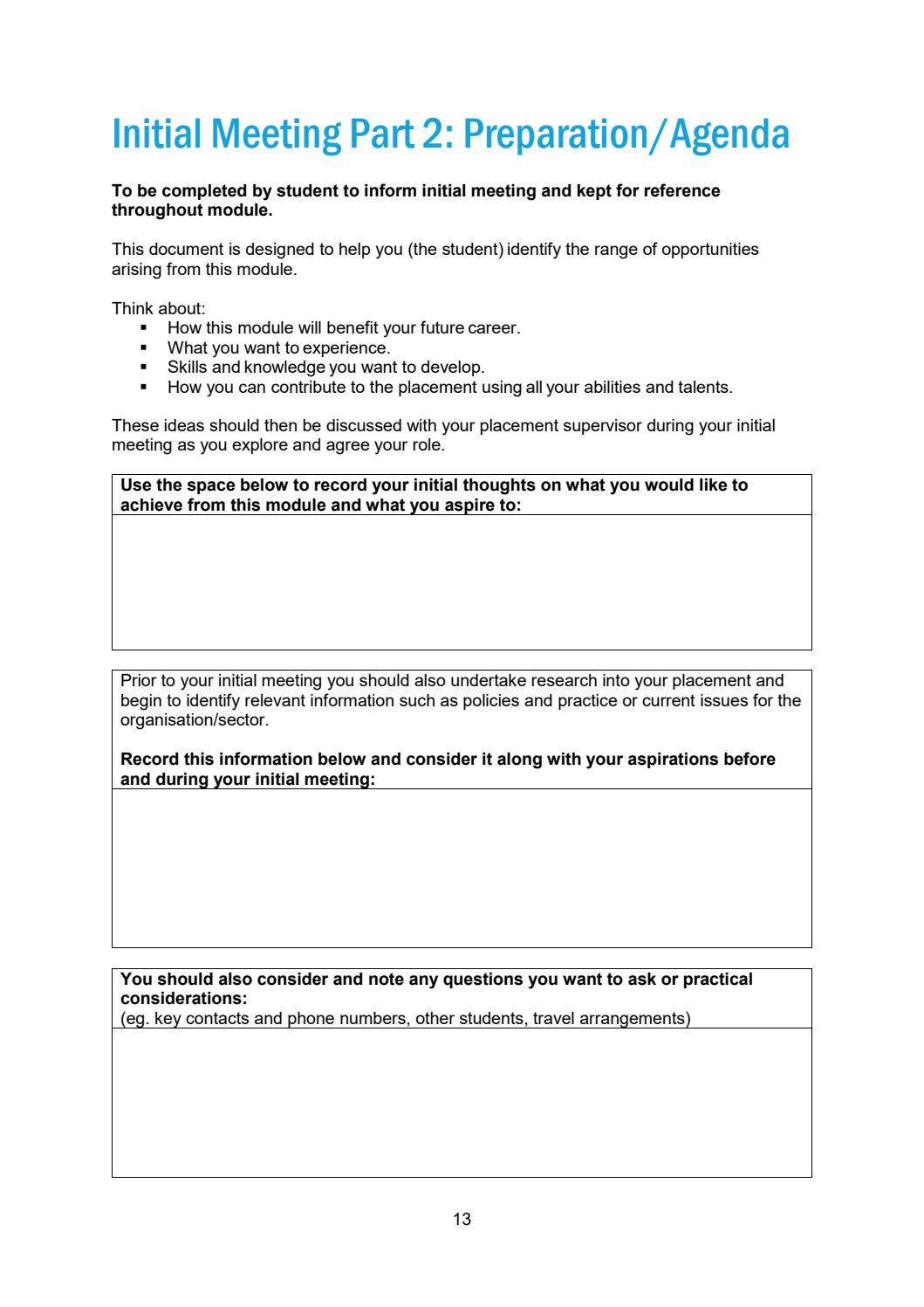 Career Development Module - Placement Handbook by Newcastle University ...
