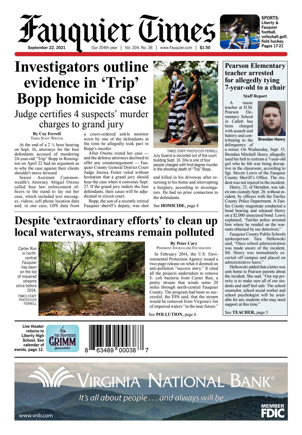 Fauquier Times 09 22 2021 By Fauquier Times 52 Issues Prince Fauquier Times 09 22 2021 By Fauquier Times 52 Issues Prince