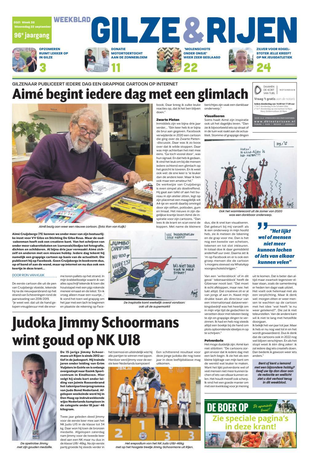 Weekblad Gilze en Rijen 22-09-2021 by Uitgeverij Em de Jong - Issuu