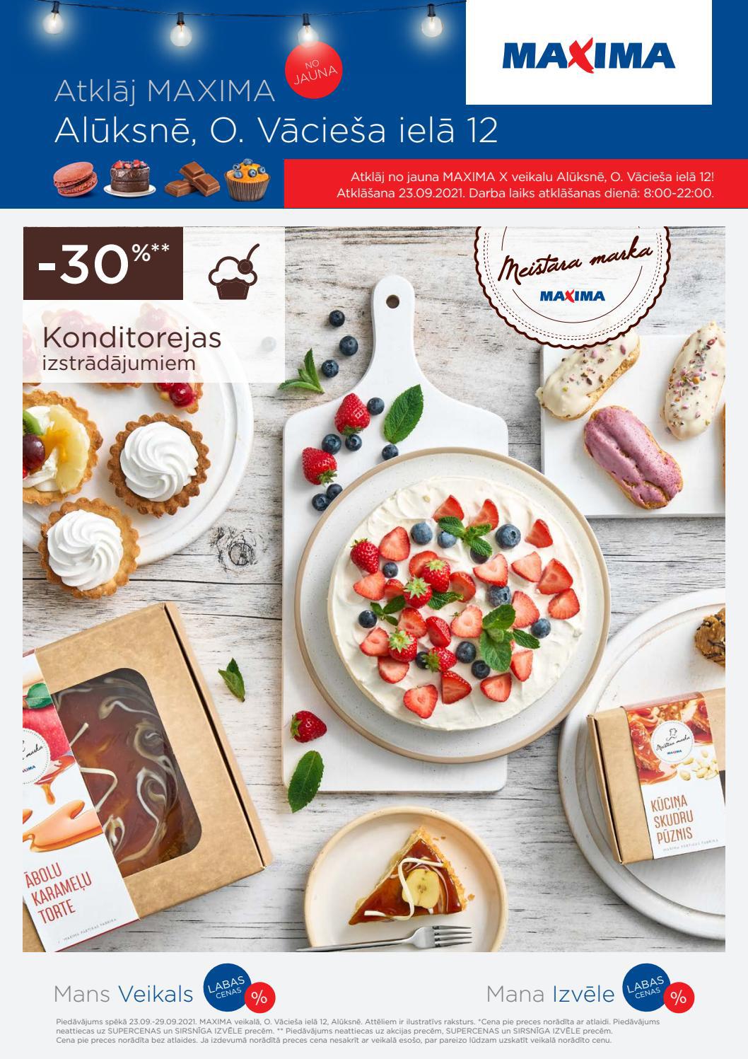 MAXIMA | X | O.Vācieša iela 12, Alūksne by Maxima Latvija - Issuu