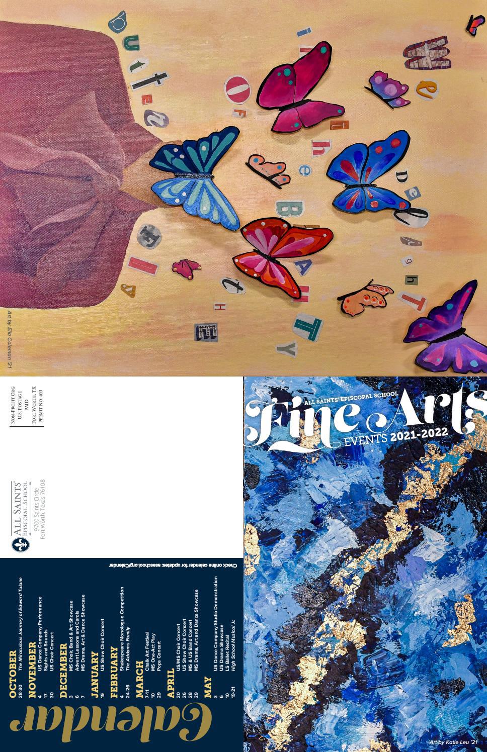 Fine Arts Poster, 2021-2022 by All Saints' Episcopal School - Issuu