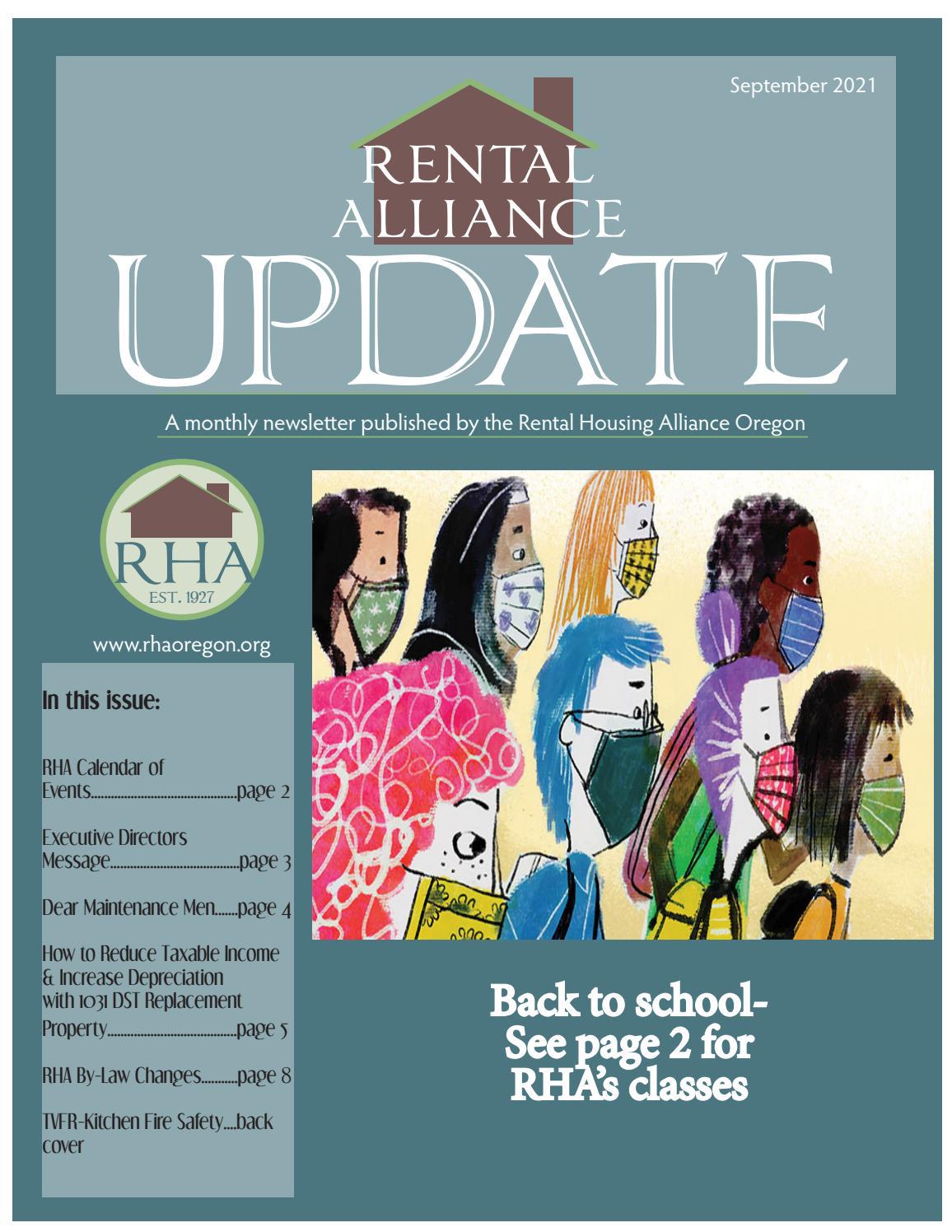 SEPTEMBER 2021 RHA UPDATE NEWSLETTER by Cari Pierce - Issuu
