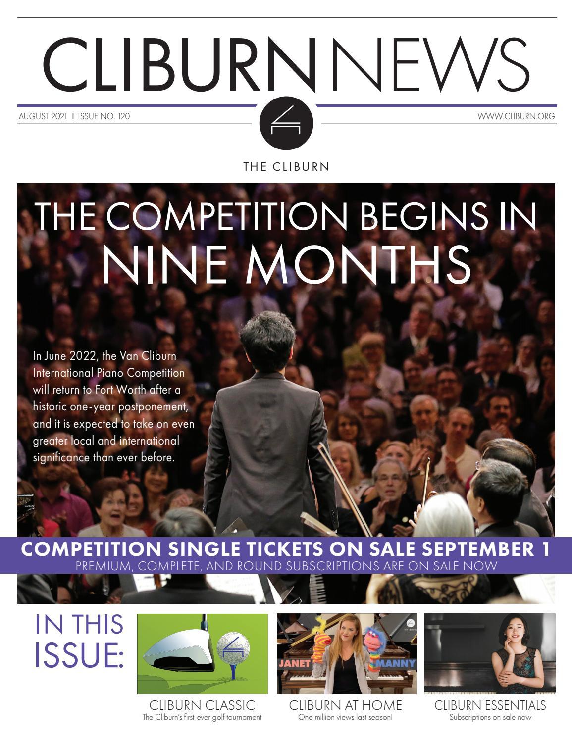 Cliburn News August 2021 by The Cliburn - Issuu