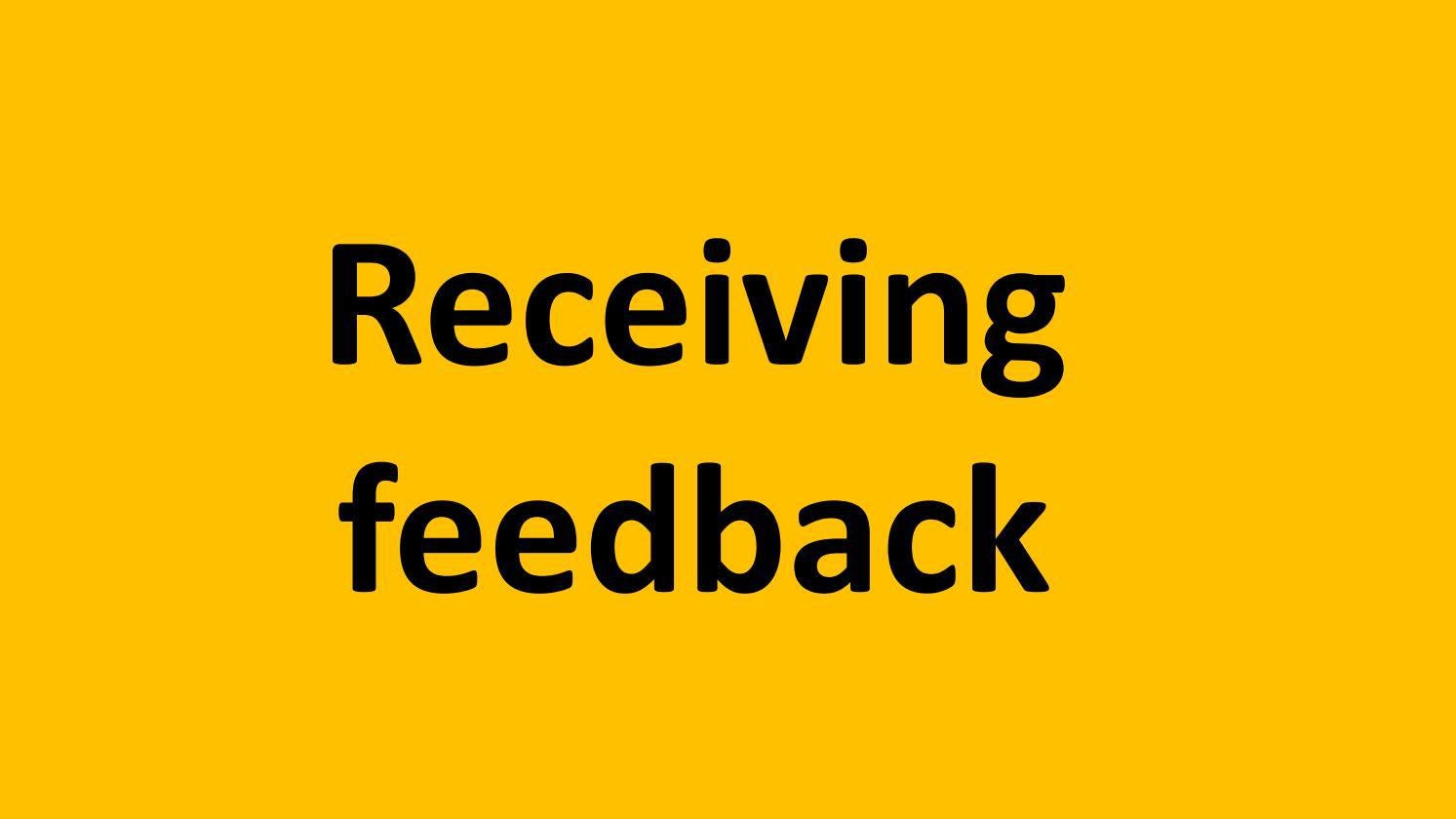 How do we receive feedback? by Frank Calberg - Issuu
