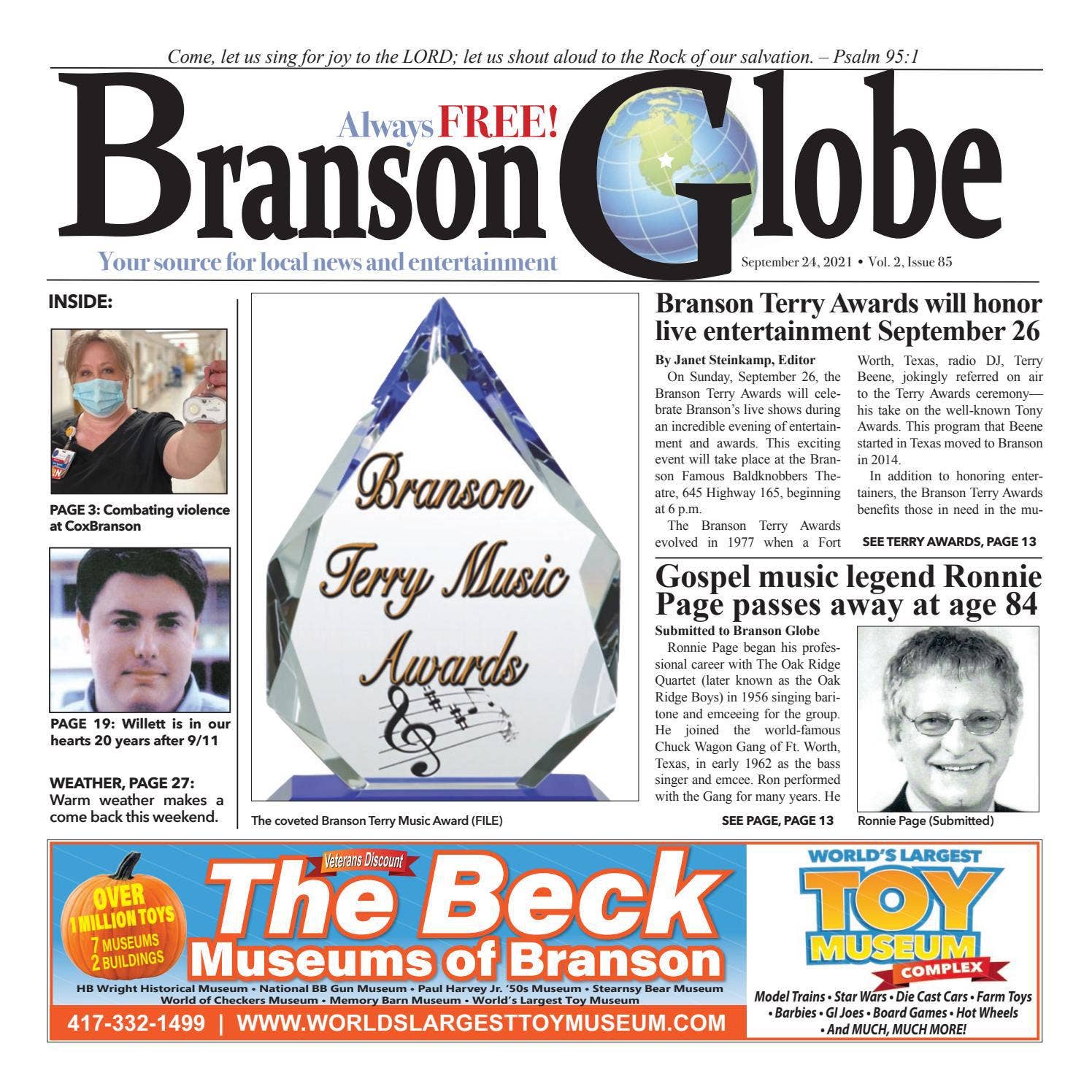 Branson Globe, September 24, 2021 by bransonglobe - Issuu