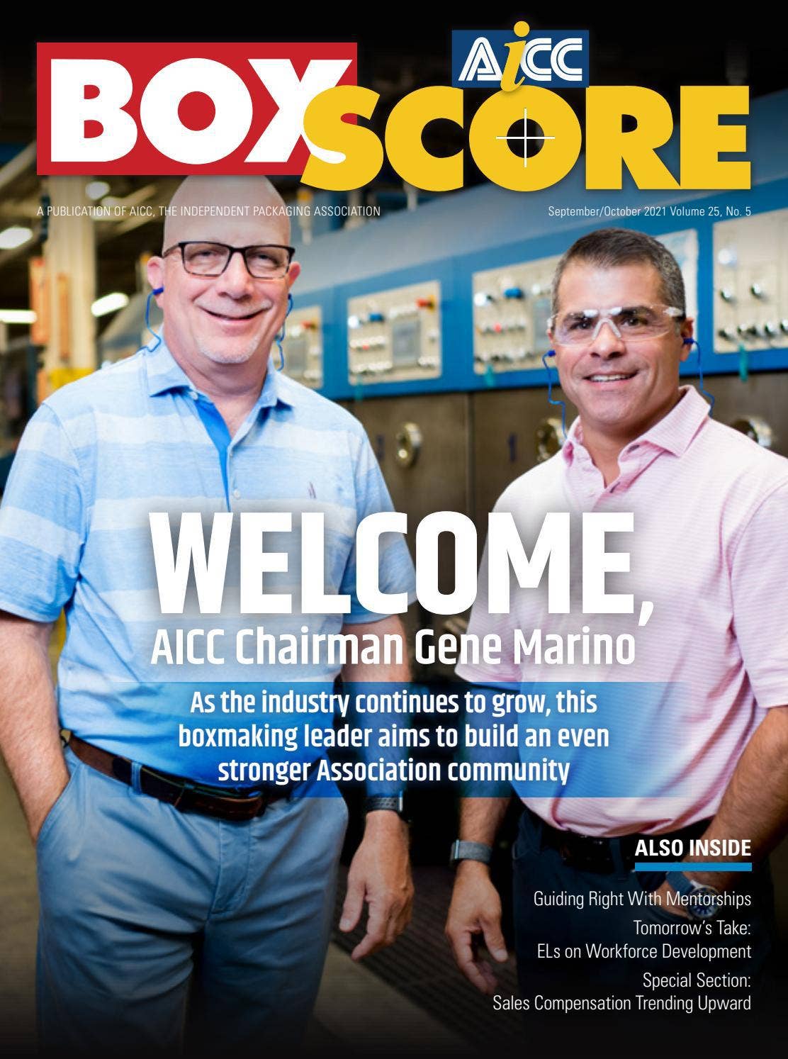 Sept/ Oct BoxScore: Welcome AICC Chairman Gene Marino by AICC, The ...