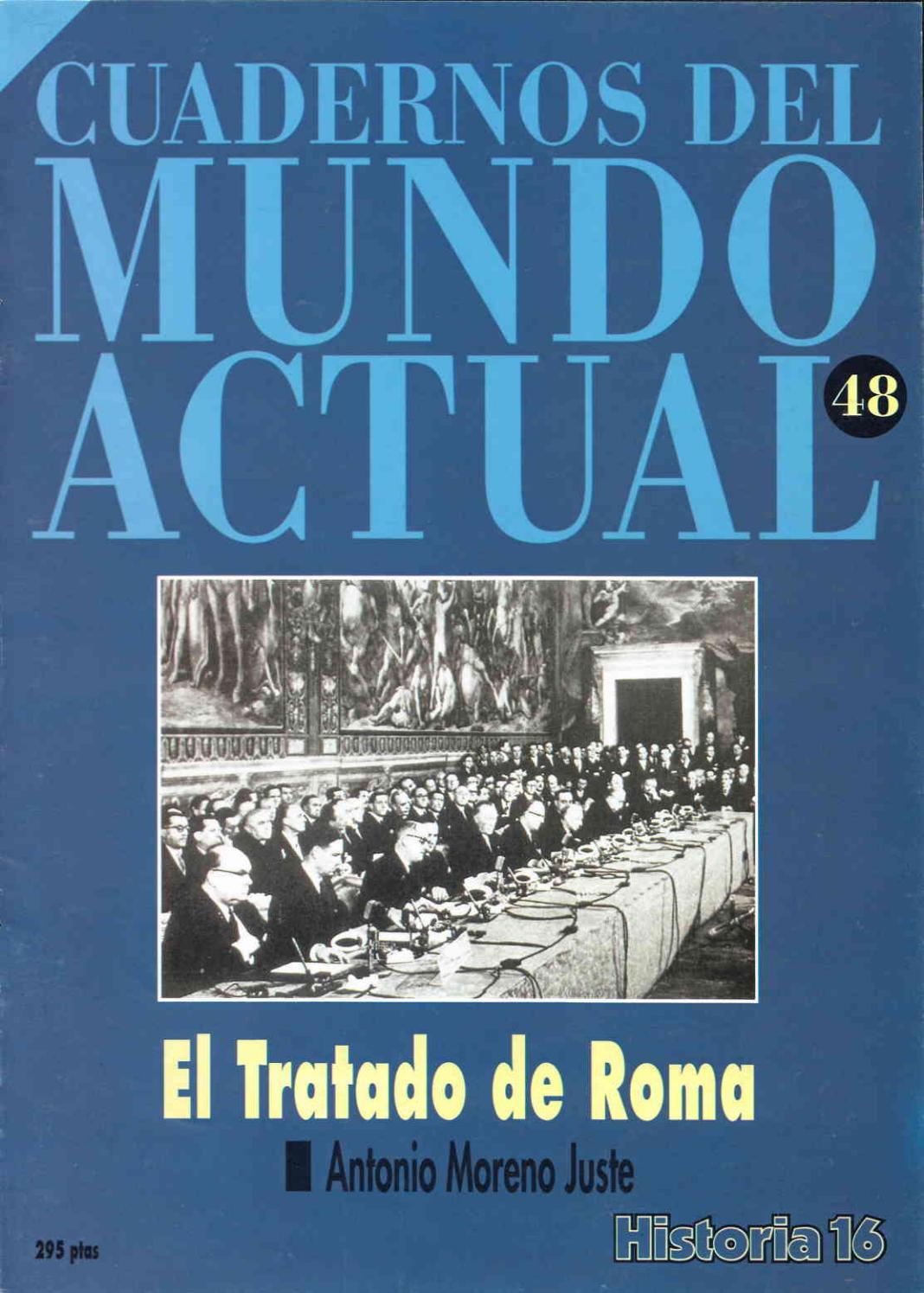 Cuadernos del Mundo Actual - 048 El Tratado de Roma by Historia y ...