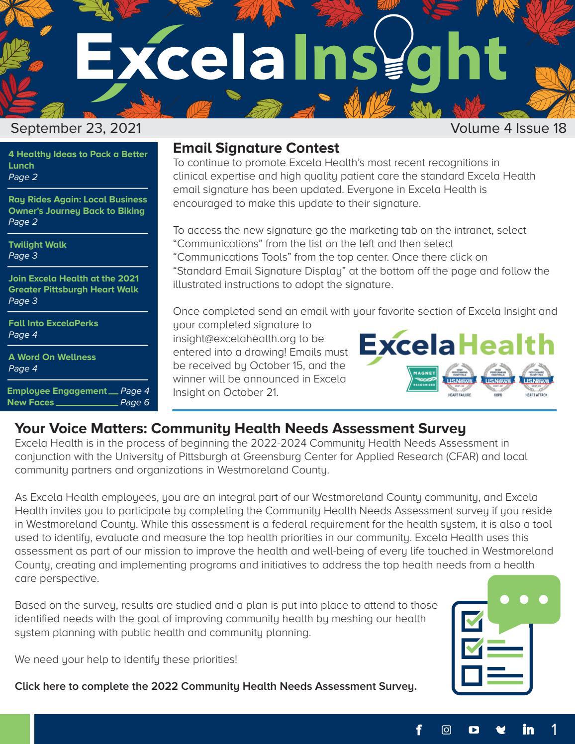 Excela Insight 9/23/2021 by Independence Health System - Issuu