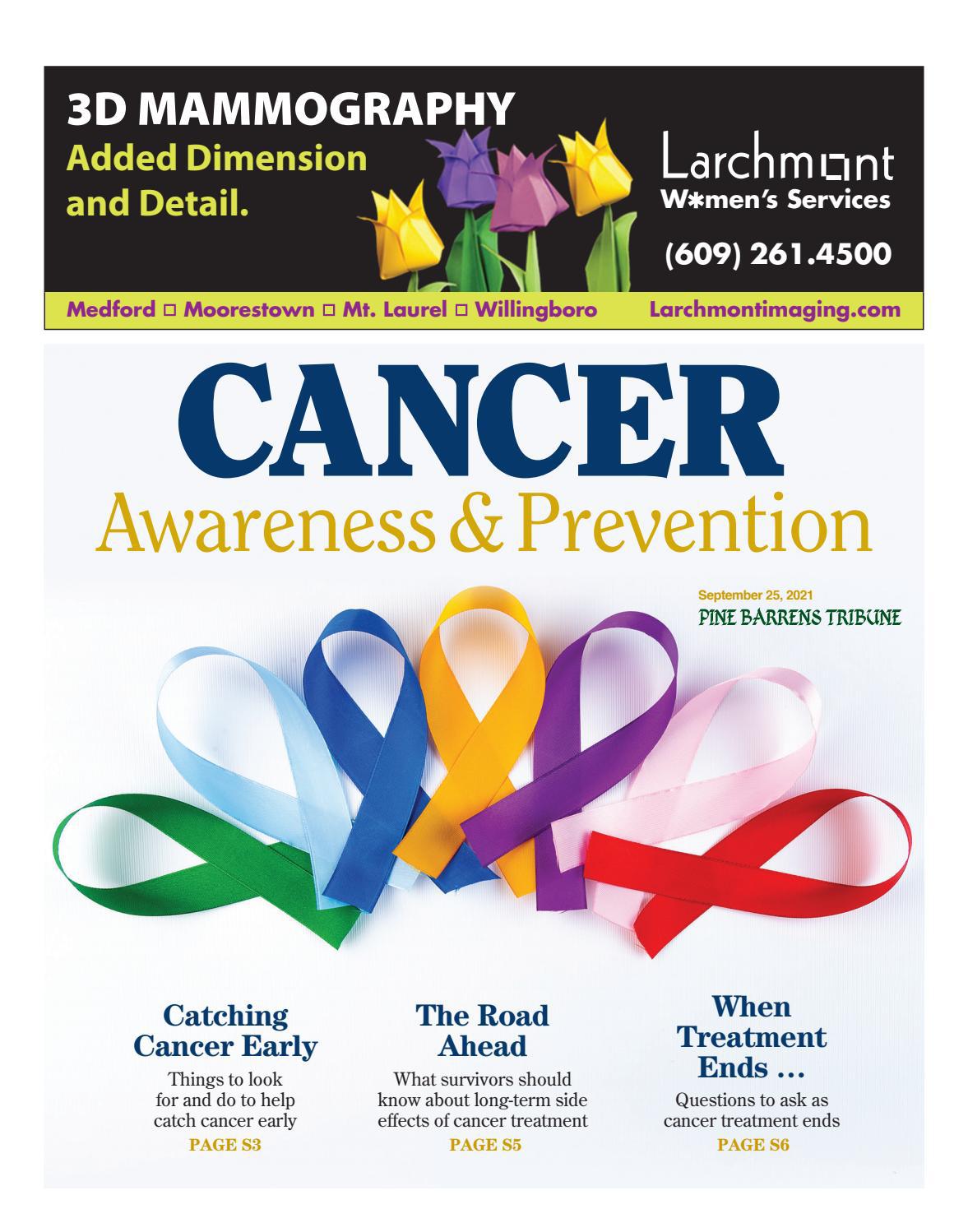 Cancer Awareness & Prevention 2021 by Pine Barrens Tribune - Issuu