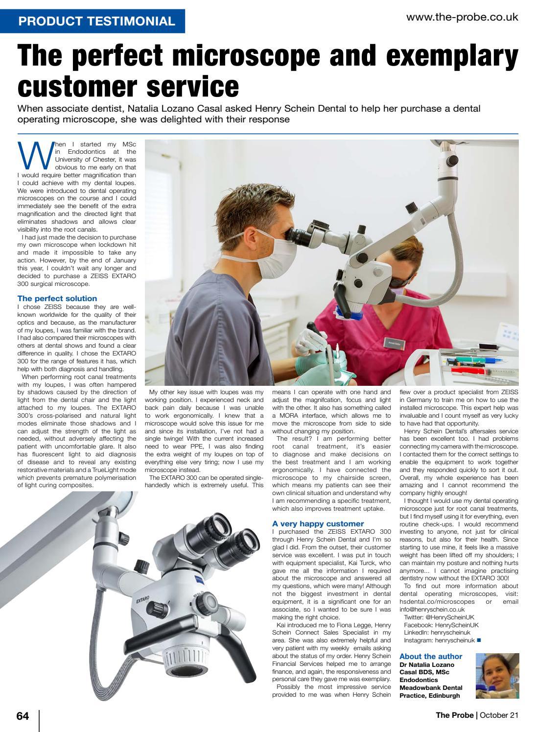 The perfect microscope and exemplary customer service by HenryScheinUK ...