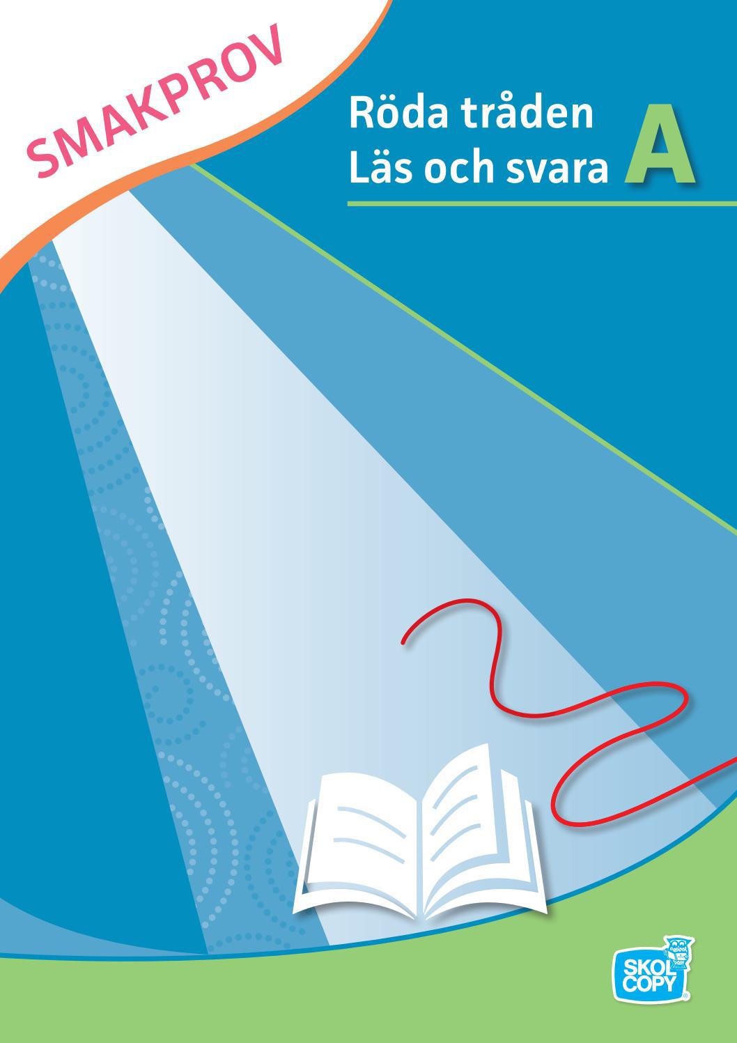 Smakprov - Röda tråden Läs och svara A by STUART Print & Reklam - Issuu
