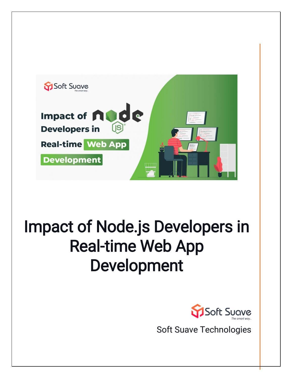 Importance of Node.js Developers in Web app Development by Krish lee - Issuu