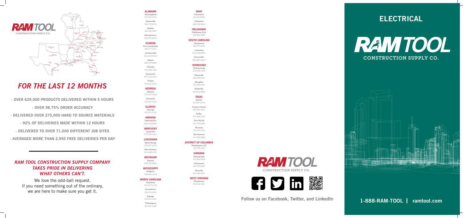 Electrical Line Card by Ram Tool Construction Supply Co. - Issuu