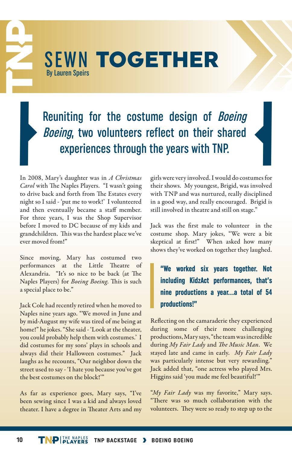 Boeing Boeing Performance Guide by The Naples Players - Issuu