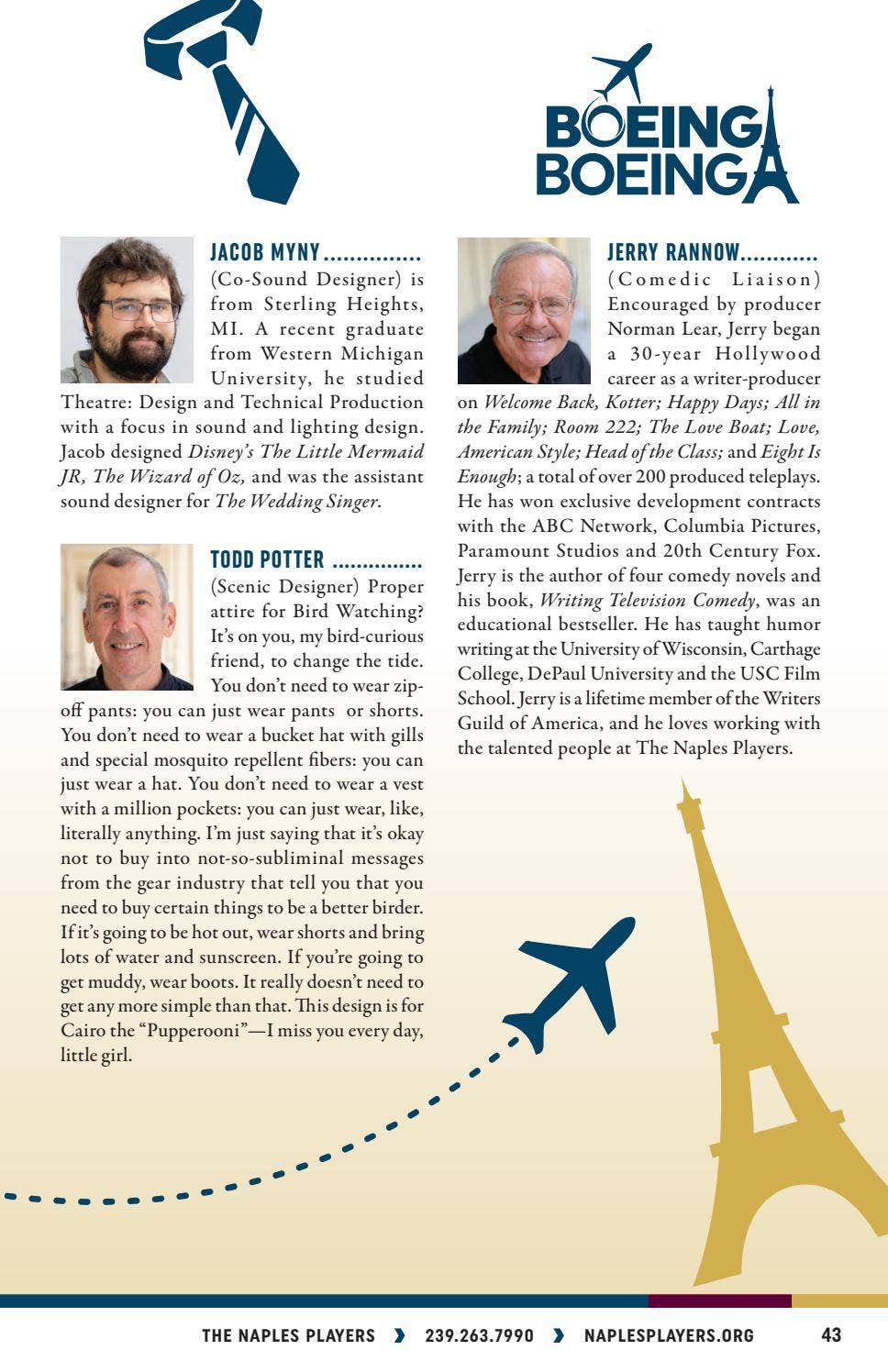 Boeing Boeing Performance Guide by The Naples Players - Issuu