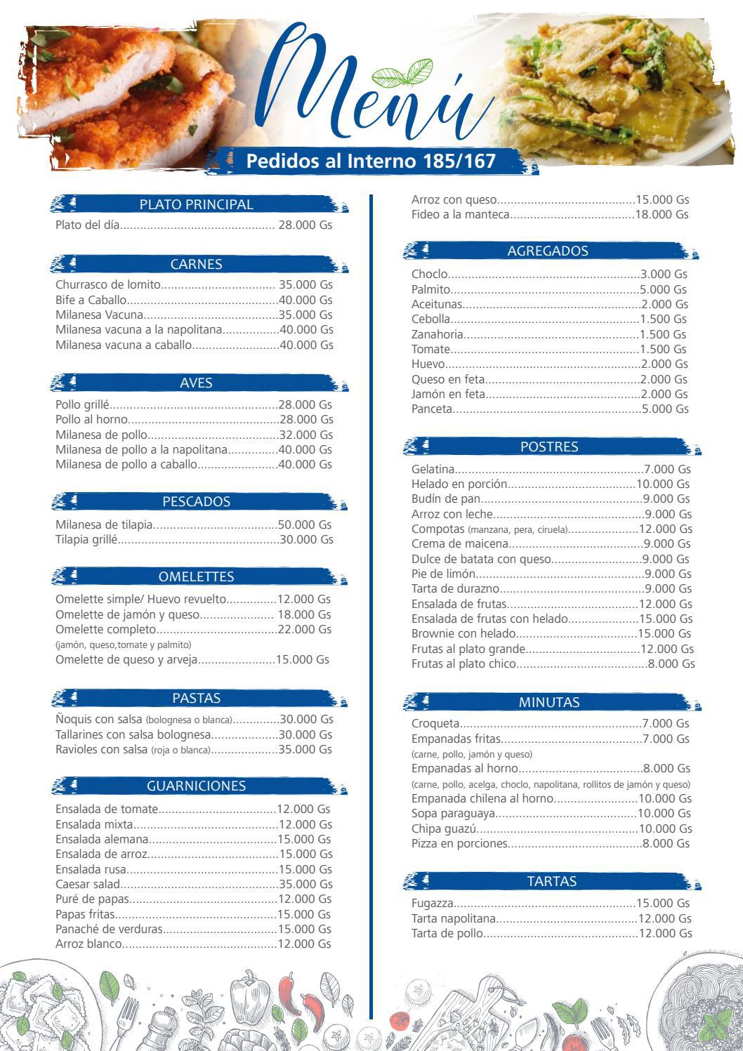 Menú a la carta by ti-migone - Issuu