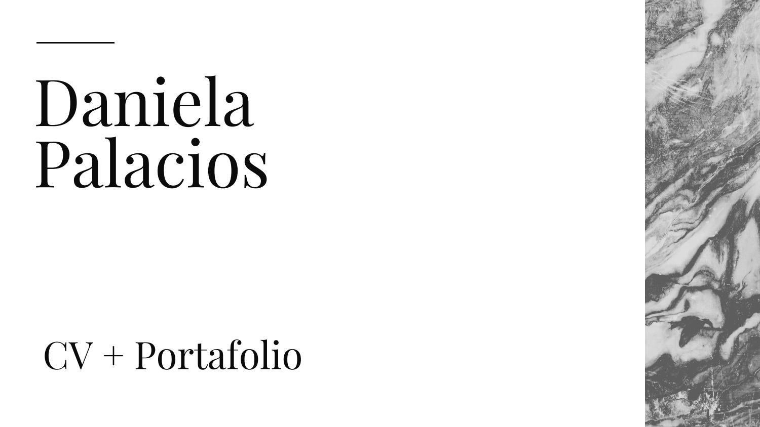 Daniela Palacios - CV + Portafolio by Daniela Palacios Esparza - Issuu