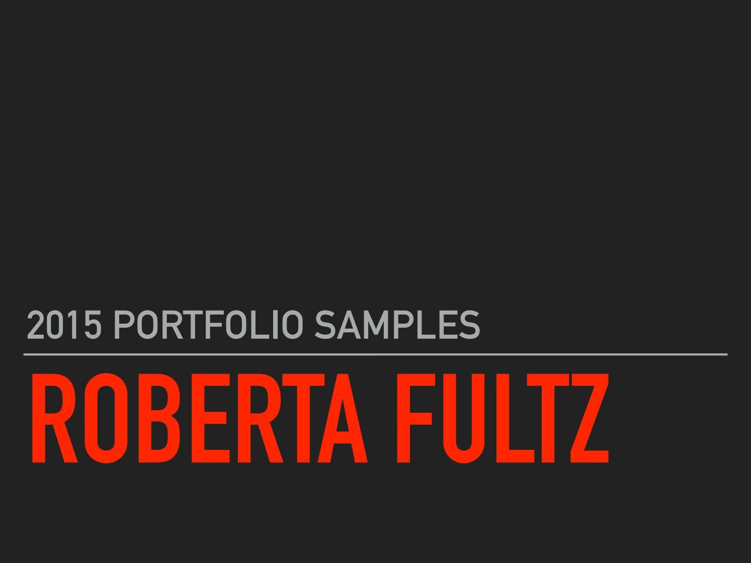 2014-15, Night Editor Portfolio Samples & Awards by RobertaFultz - Issuu