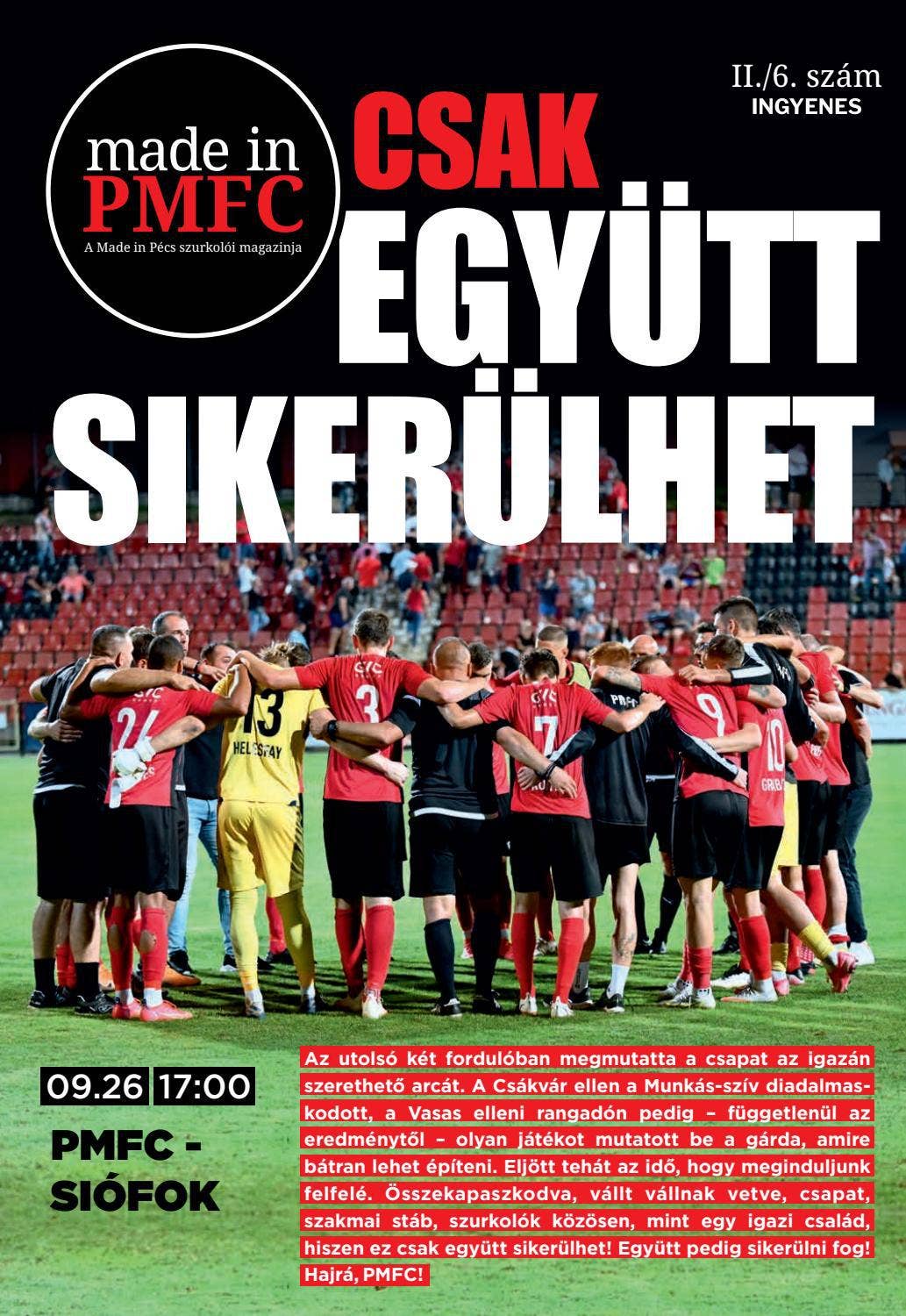 Made in PMFC II/6 by Made in Pécs - Issuu